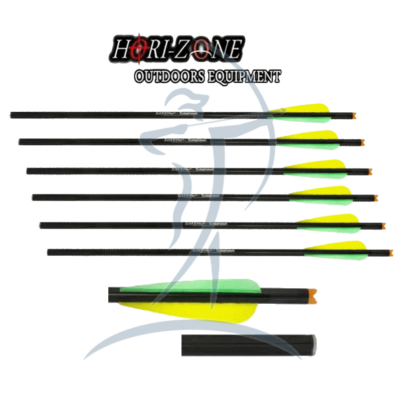 Hori-Zone Zarrow Tomahawk Aluminium Crossbow Bolt (6/pk) » Bogentandler.at