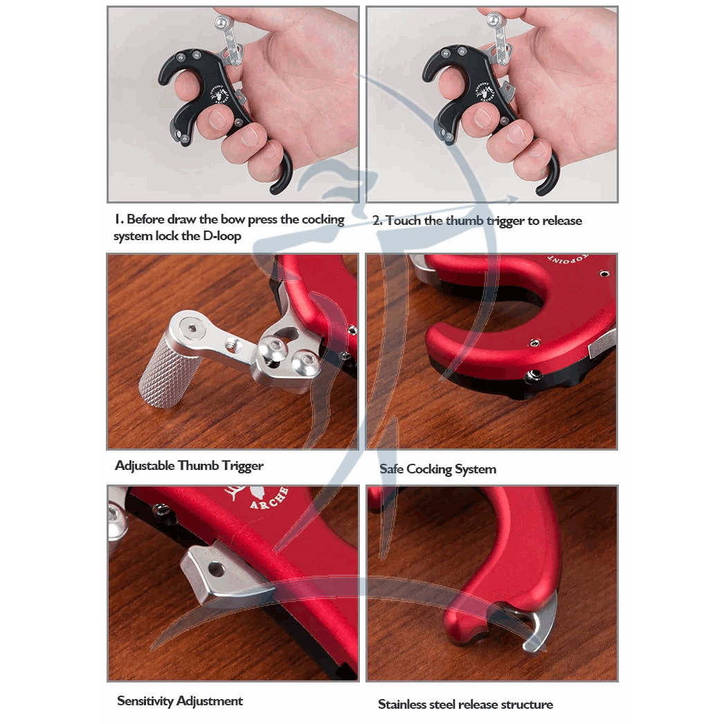 Topoint TP425 4-Finger Thumb Trigger Release » Bogentandler.at