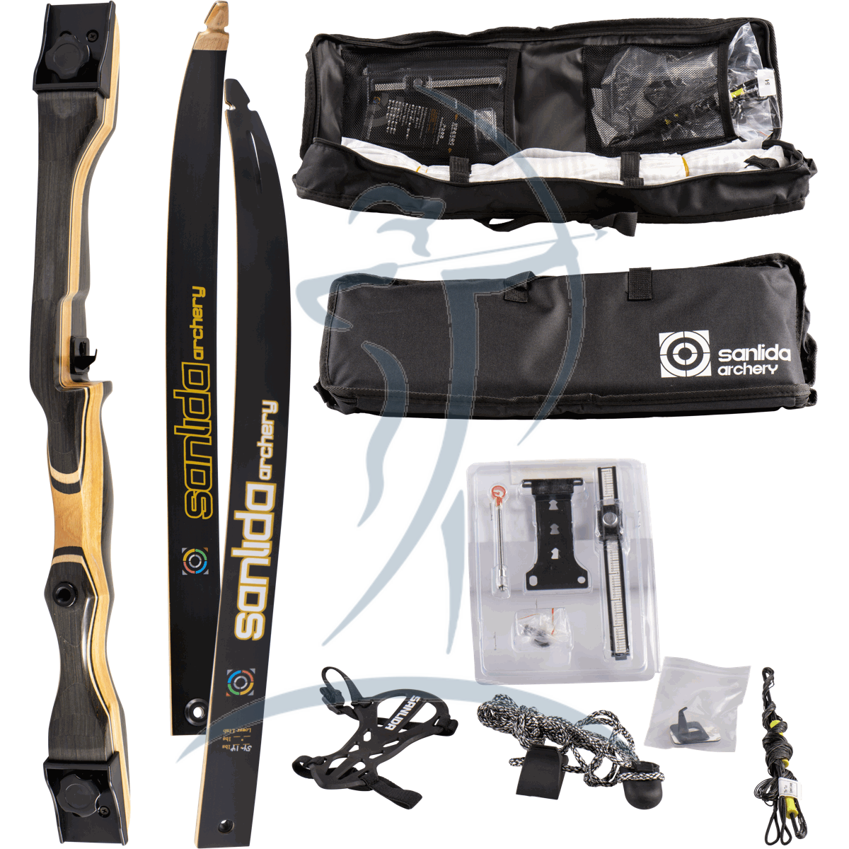 Sanlida Noble Beginner Recurve Bow Set with Accessories » Bogentandler.at